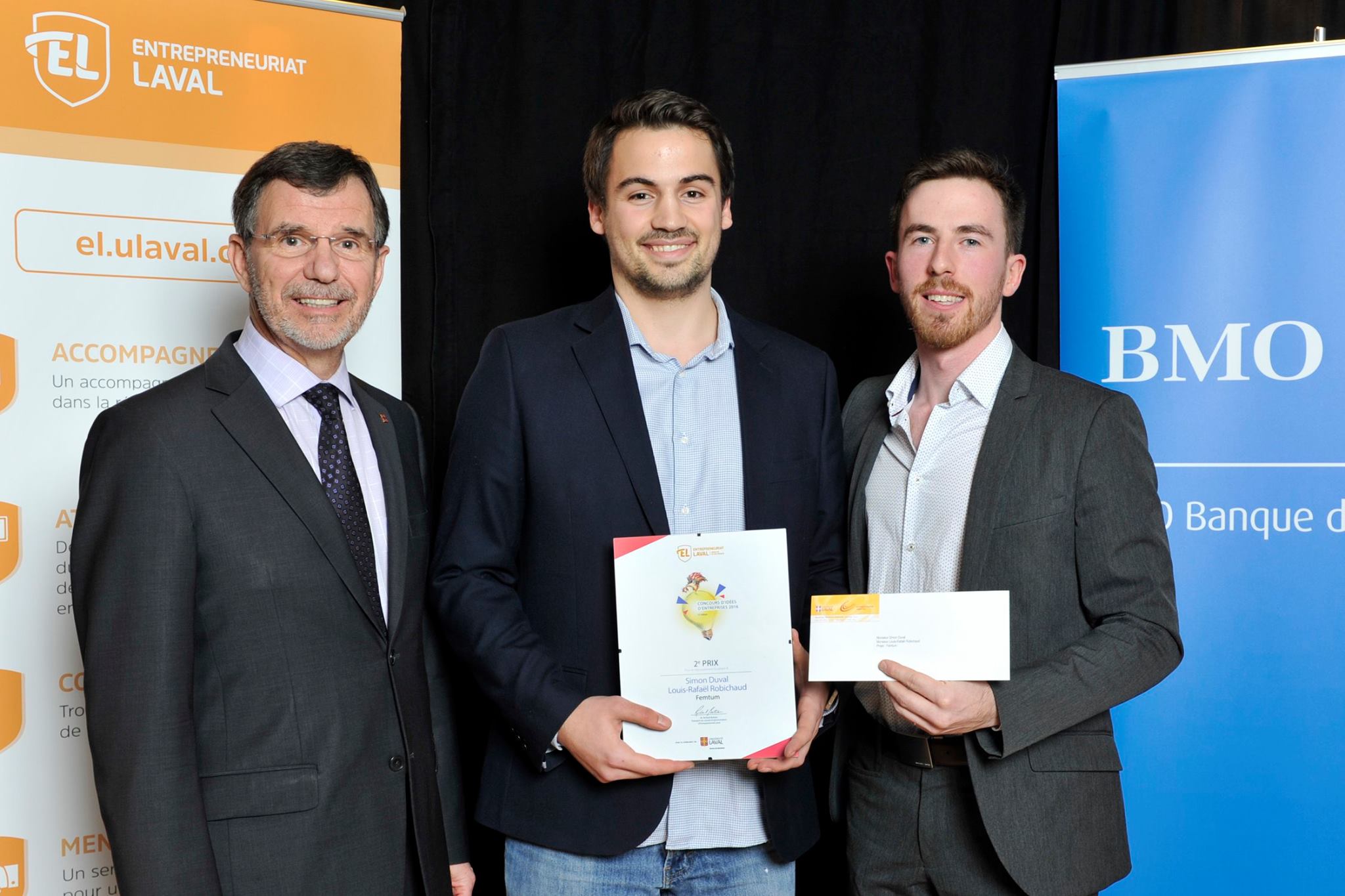 David Pineault, Simon Duval et Louis-Rafaël Robichaud, gagnants au ...